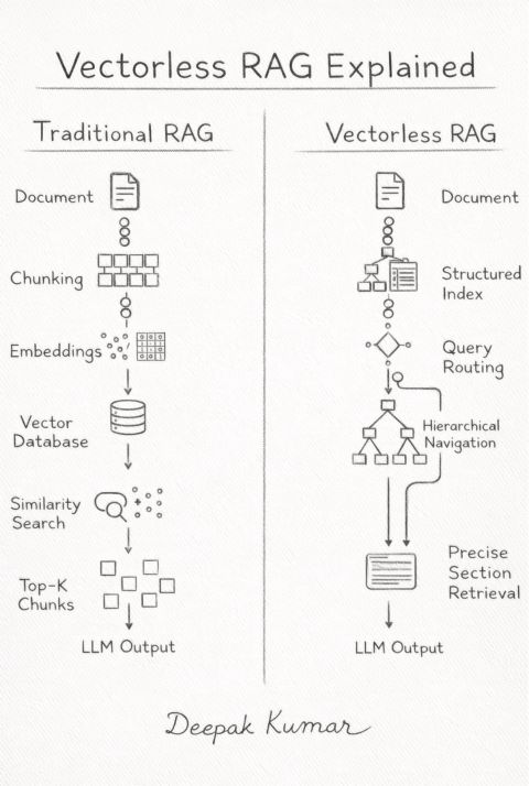 无向量 RAG（Vectorless RAG）深度解析：颠覆检索范式，AI 检索正在告别向量嵌入依赖-CSDN博客