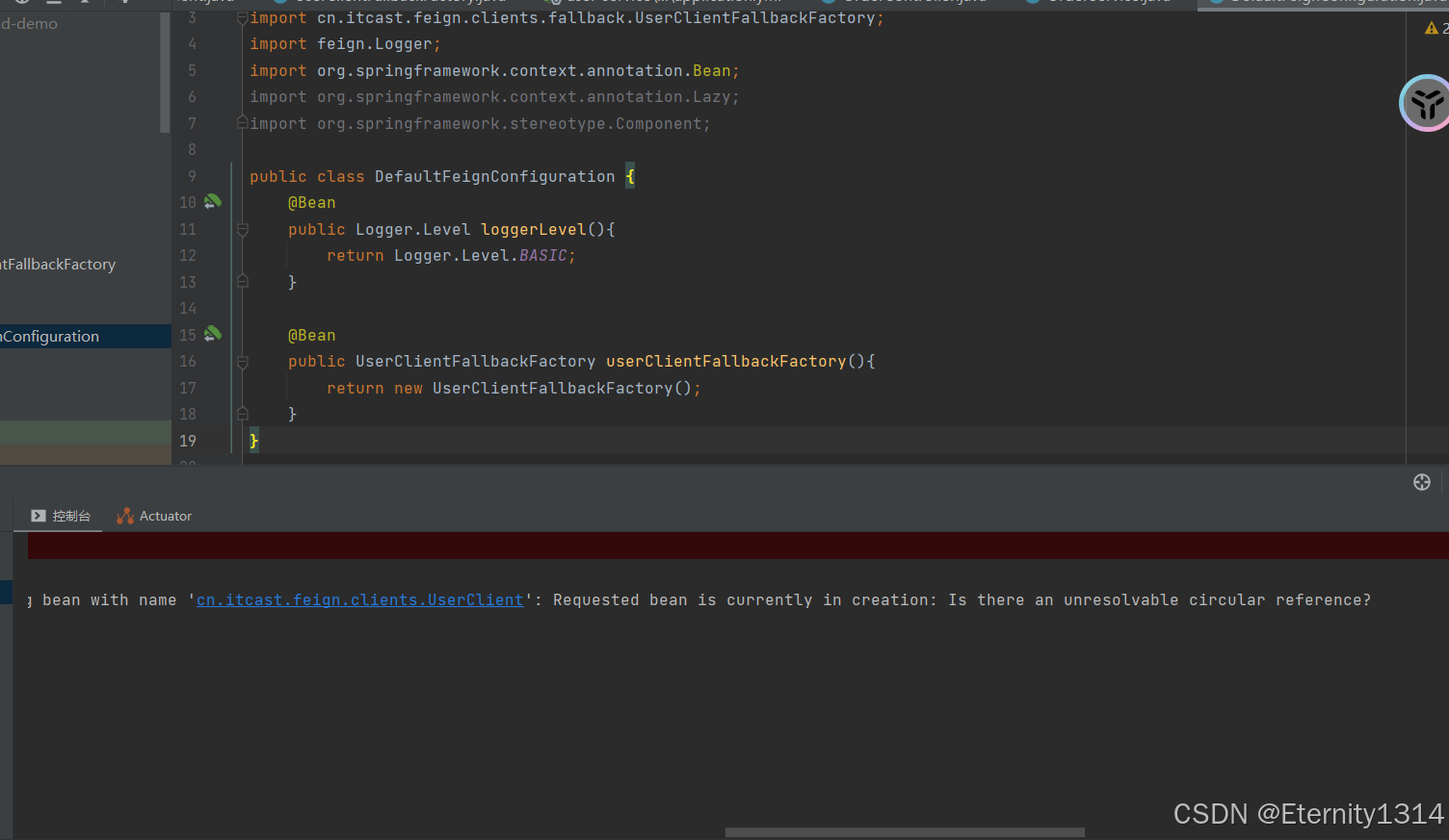 Requested bean is currently in creation: Is there an unresolvable circular reference?-CSDN博客