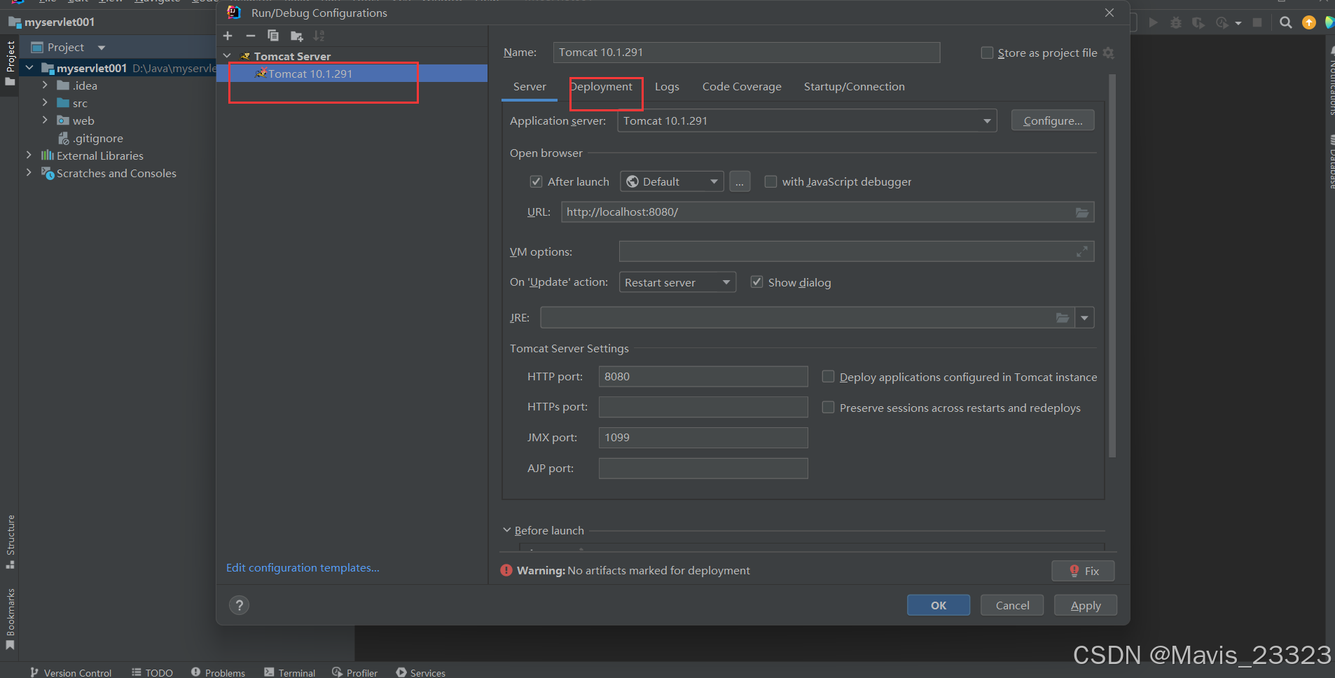 【0基础小白】创建java web项目IDEA2023.1-CSDN博客