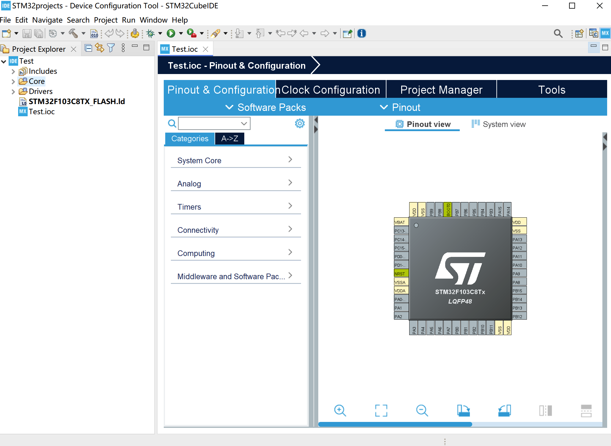 STM32教程+CUBEIDE+HAL——下载CUBEIDE软件和创建项目（开发板以：STM32F103C8T6为例子）_stm32cubeide下载-CSDN博客
