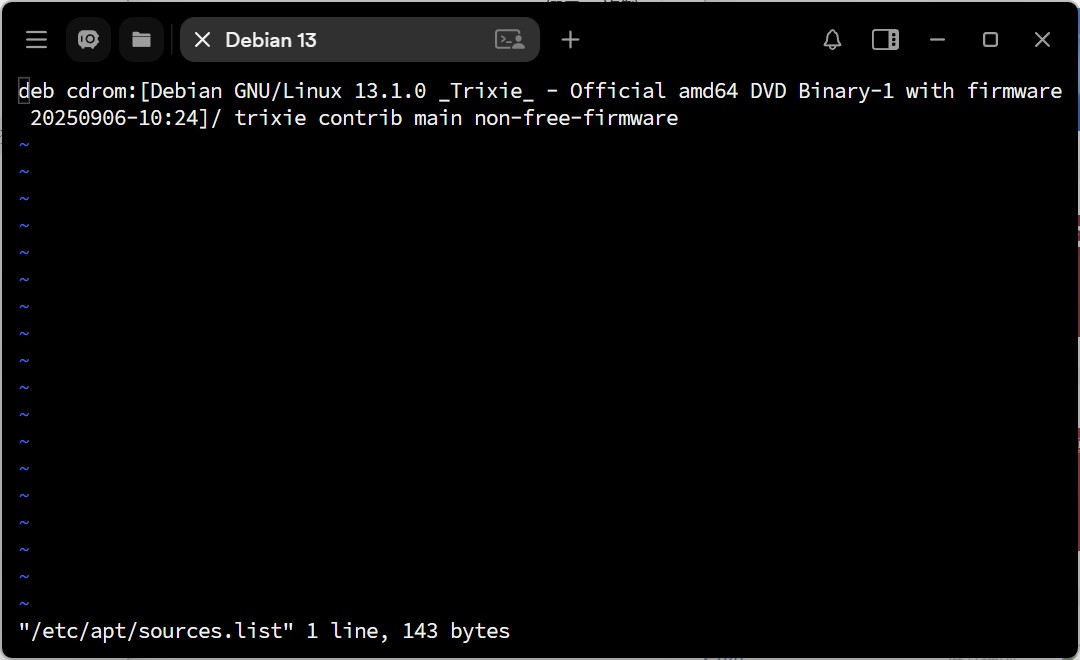 从零开始：在 VMware 中安装与配置 Debian12/13 的完整图文教程（含图形化安装、命令行安装、网络配置、SSH、APT 源与 VMware Tools 全流程）_debian安装 ...