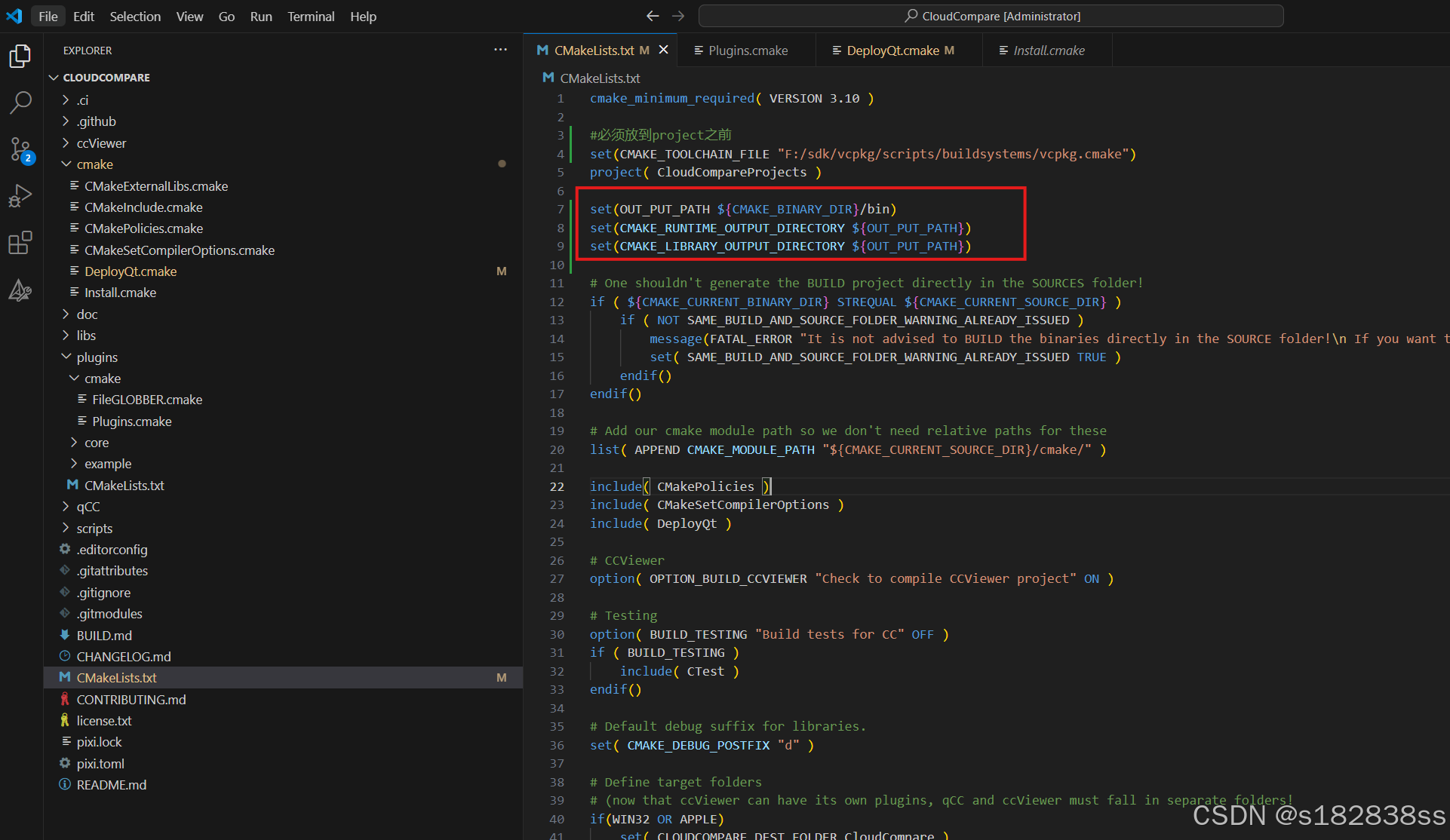 CloudCompre二次开发——编译读写e57和las插件_cloudcompare 编译支持las-CSDN博客