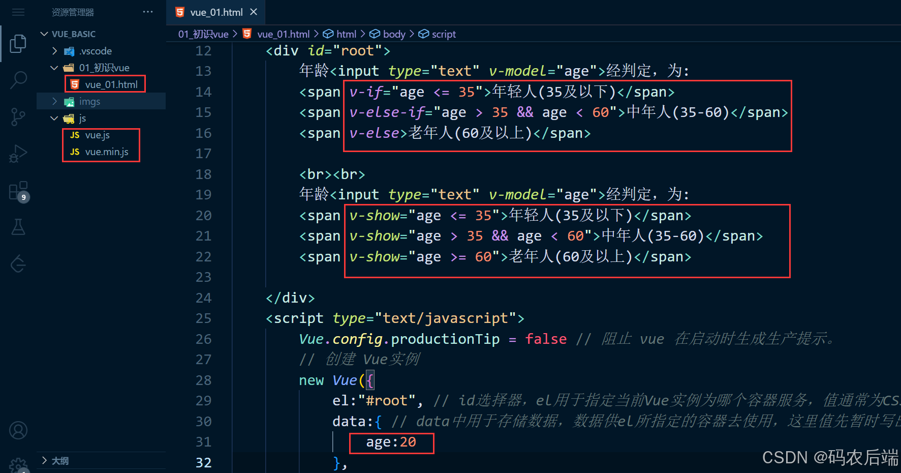一文带你快速入门vue并了解vue的常用指令！vue快速入门 Csdn博客