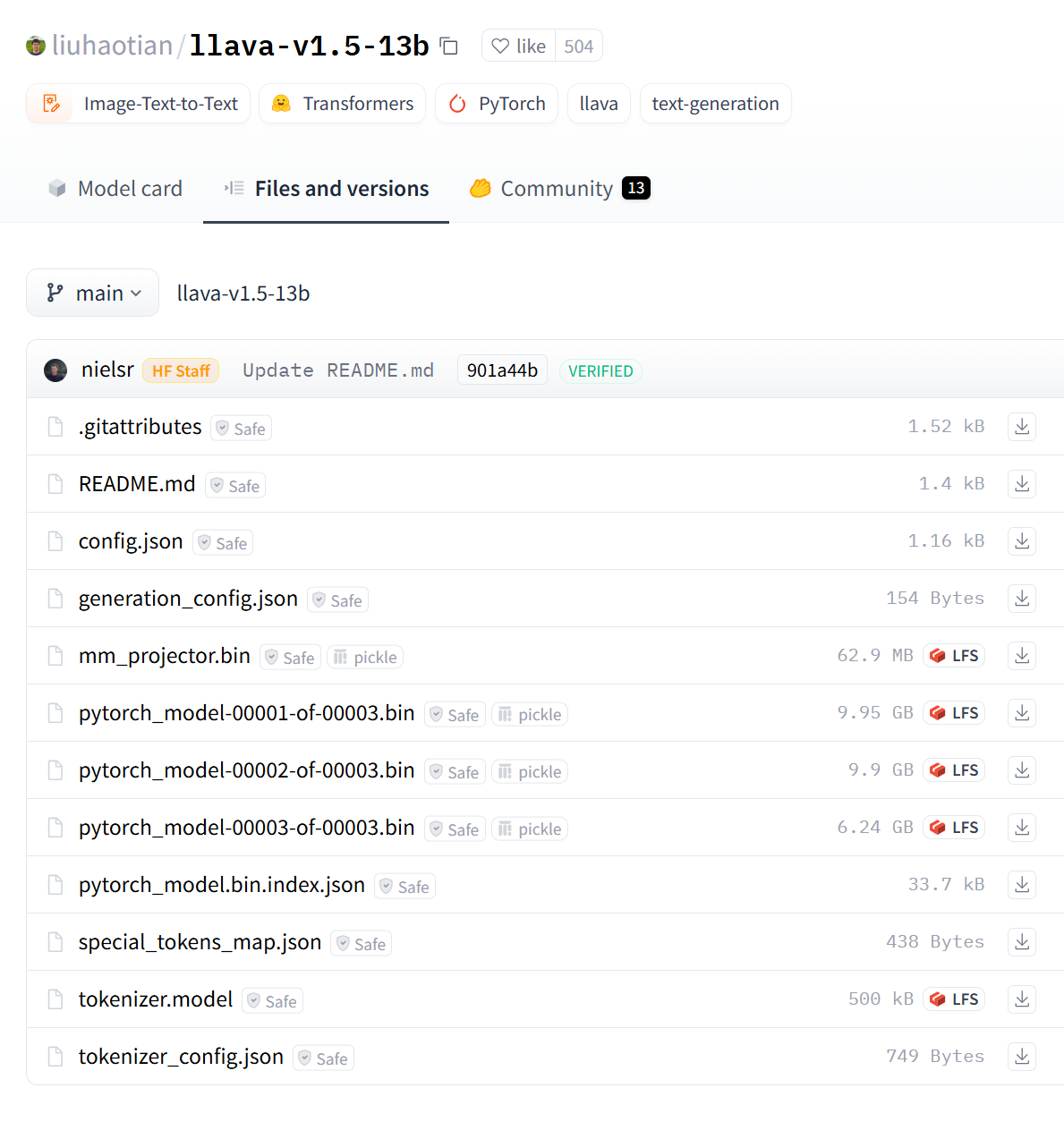 加载本地大模型报错解决OSError:llava-v1.5-13b does not appear to have a file named preprocessor_config.json ...