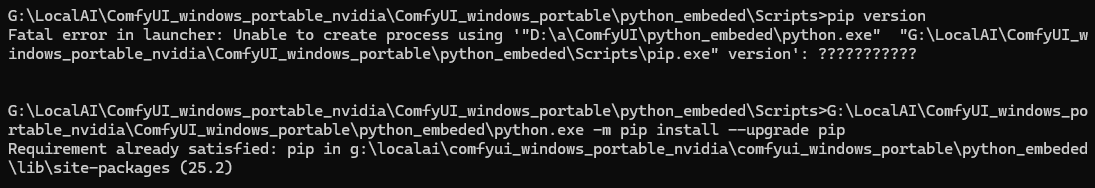 pip Fatal error in launcher: Unable to create process using-CSDN博客
