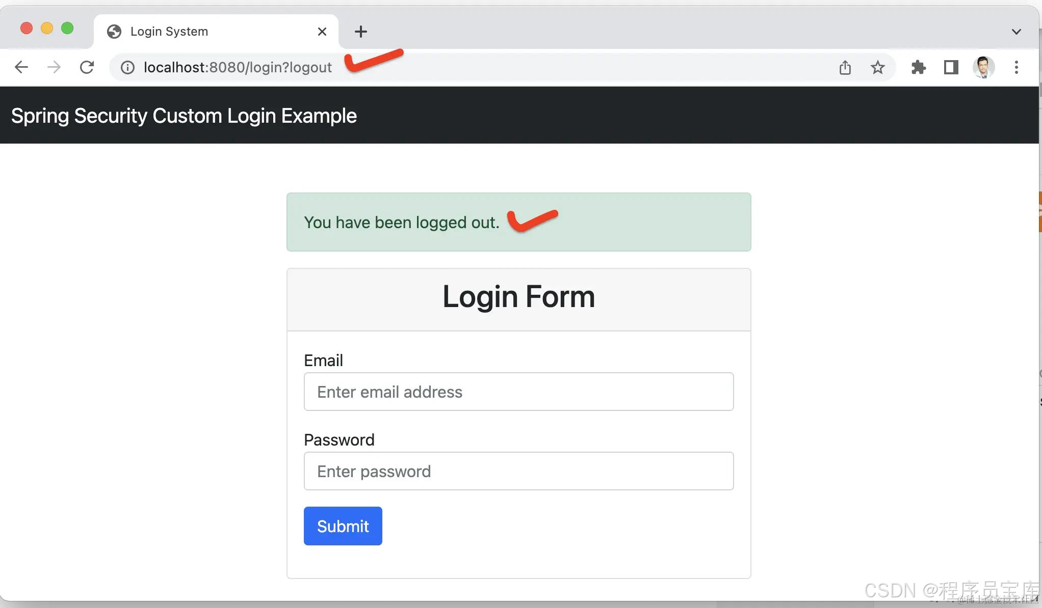 Spring Security 登陆表单案例，结合数据库认证_springsecurity mysql-CSDN博客