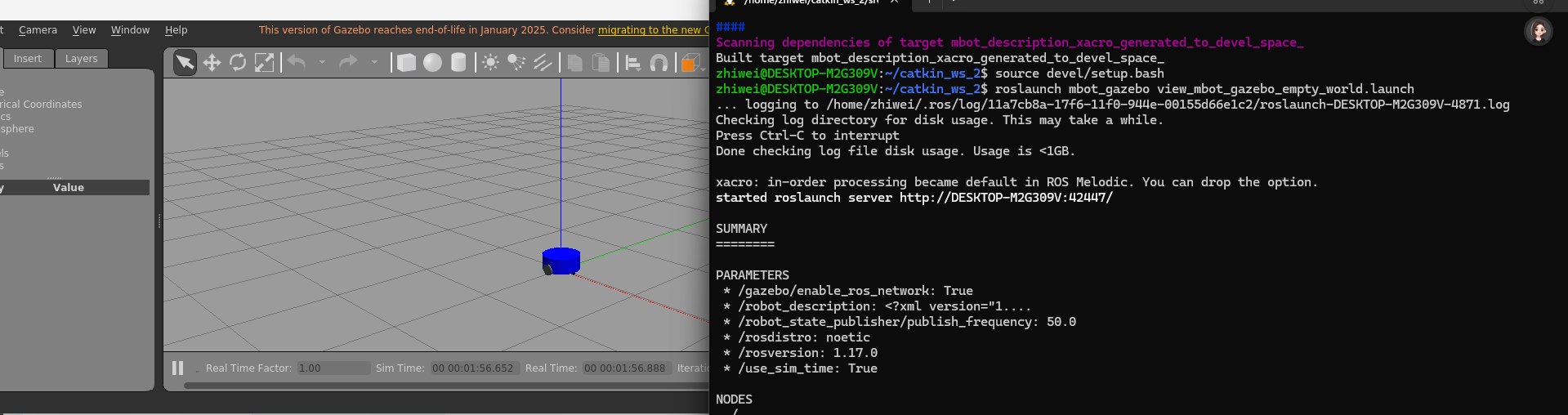 【笔记】ROS理论与实践 chapter6 构建机器人仿真平台-CSDN博客