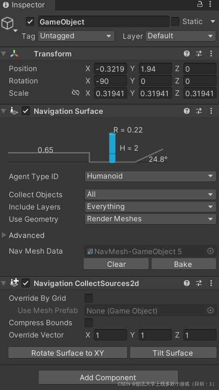 Unity 使用AI插件制作简单平面2DAI敌人_unity2d敌人ai-CSDN博客