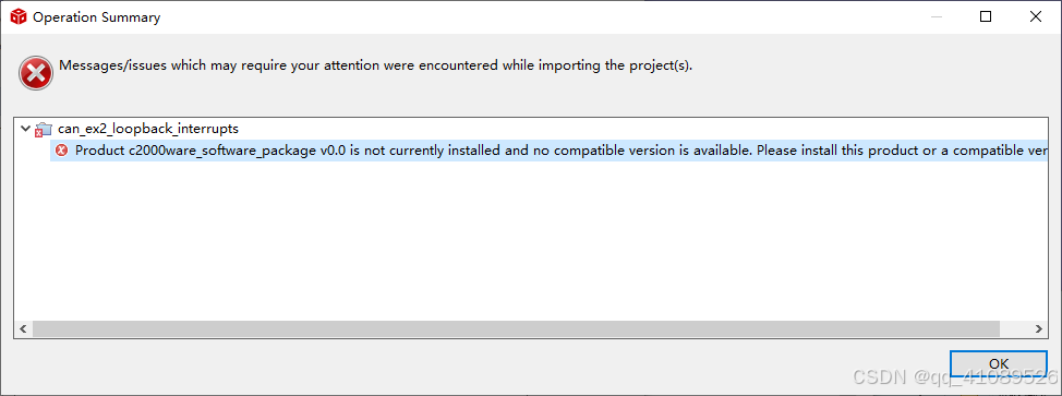 CCS导入C2000例程报错_invalid argument '--product': no product with name-CSDN博客