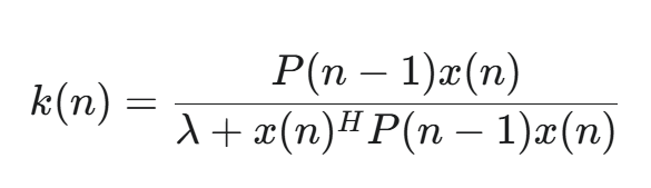 RLS滤波器（附python代码实现）-CSDN博客