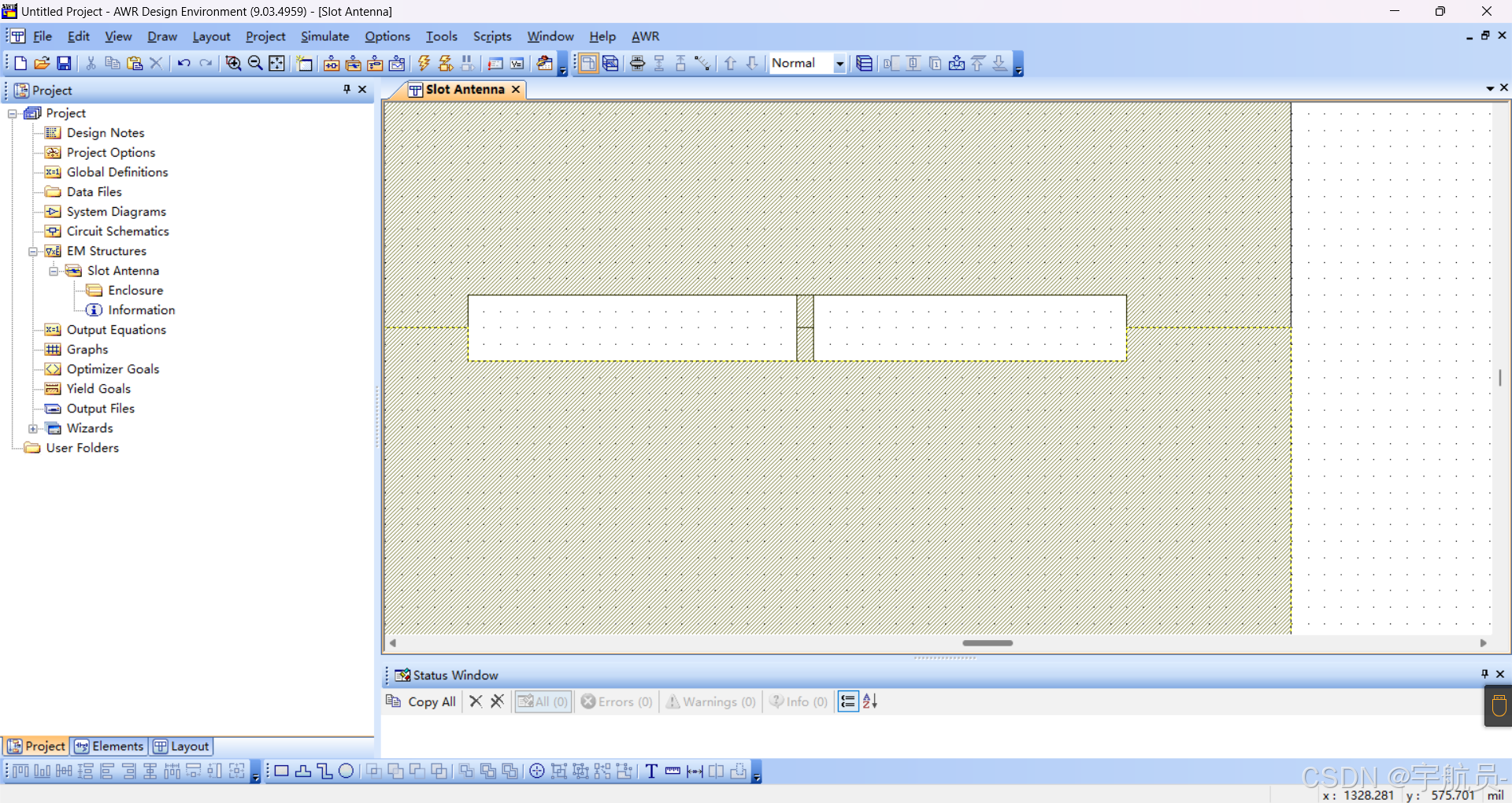 HDU电磁场与微波实验五——微带缝隙天线的设计_微带缝隙天线设计-CSDN博客