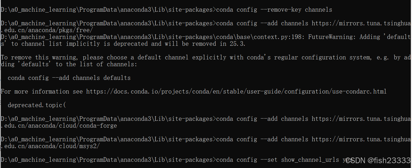 【过程记录】conda安装和环境配置中出现的问题_channels: - conda-forge - defaults platform: win-6-CSDN博客