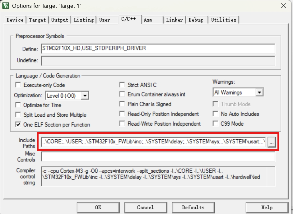 【STM32F103RC】正点原子mini板，嵌入式学习日记----点灯（标准库）_正点原子mini-pro-CSDN博客