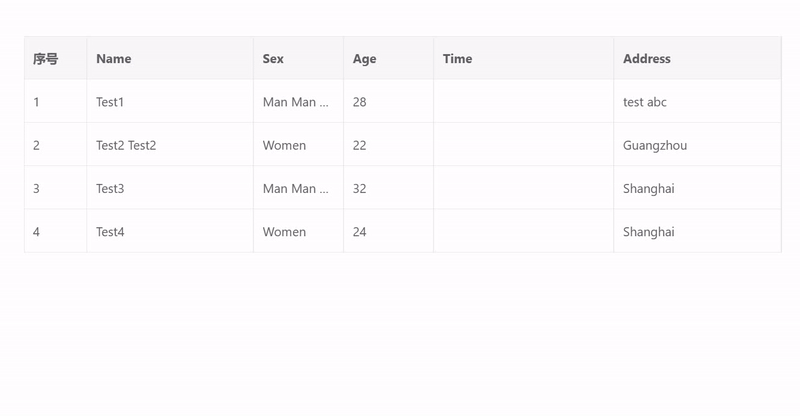 vxe-table 如何实现全部单元格都能拖拽调整列宽，表头和表体都支持拖拽_vue2 vxe-table 表头可以往后拉宽,代码应该怎么写-CSDN博客