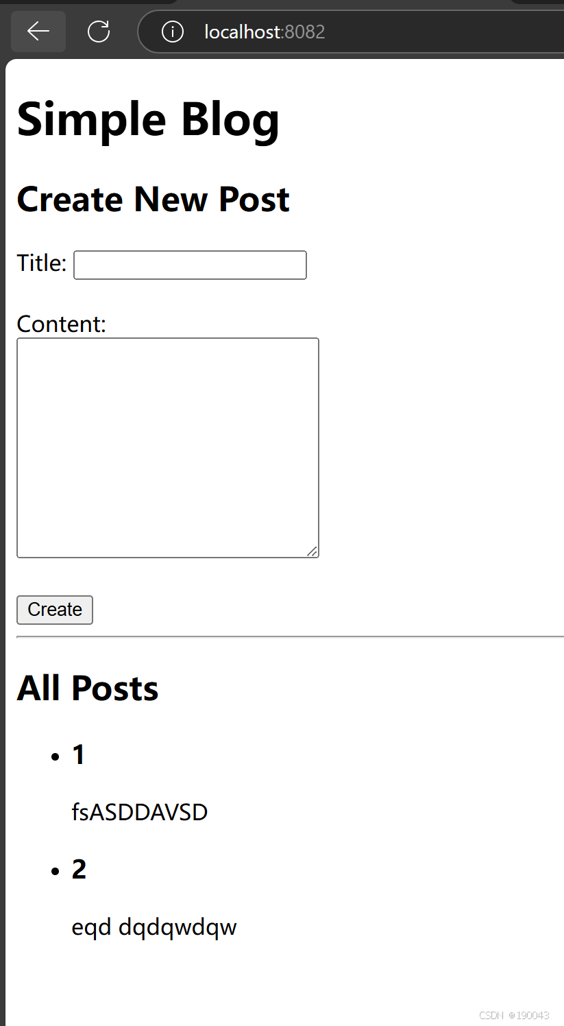 springboot：简单blog项目_springboot web blog-CSDN博客