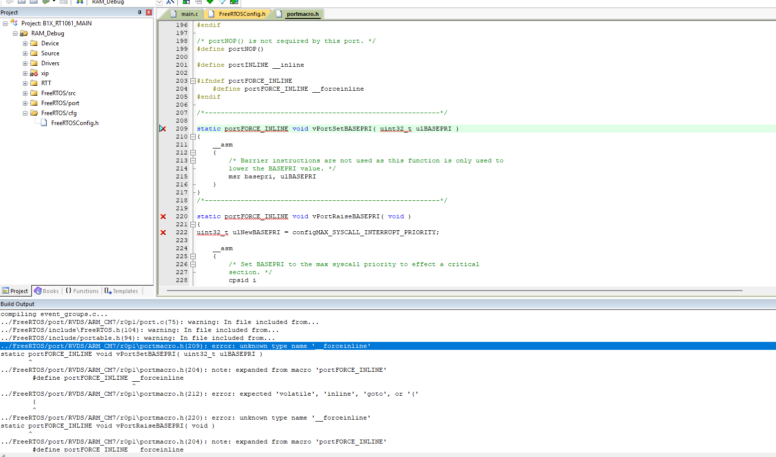 恩智浦(NXP) i.MX RT1061芯片移植FreeRTOS_mimxrt1061-CSDN博客