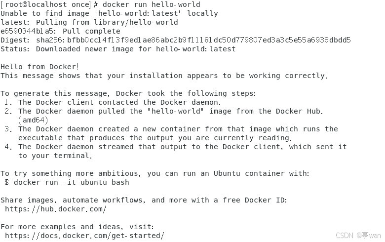 解决docker运行hello-word镜像，报Error response from daemon: Get https://registry-1.docker.io/v2/错+完整安装 ...