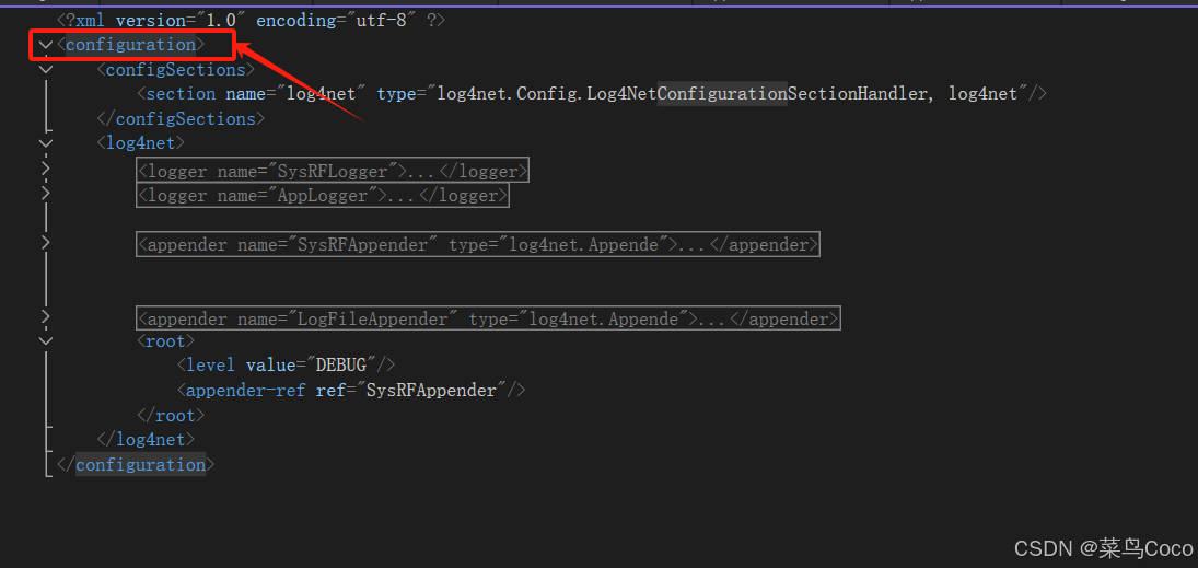 菜鸟爬坑记之.Net 6 WebApi项目中使用Log4Net报log4net:ERROR Xml element is - not a ＜log4net＞ element._log4net ...