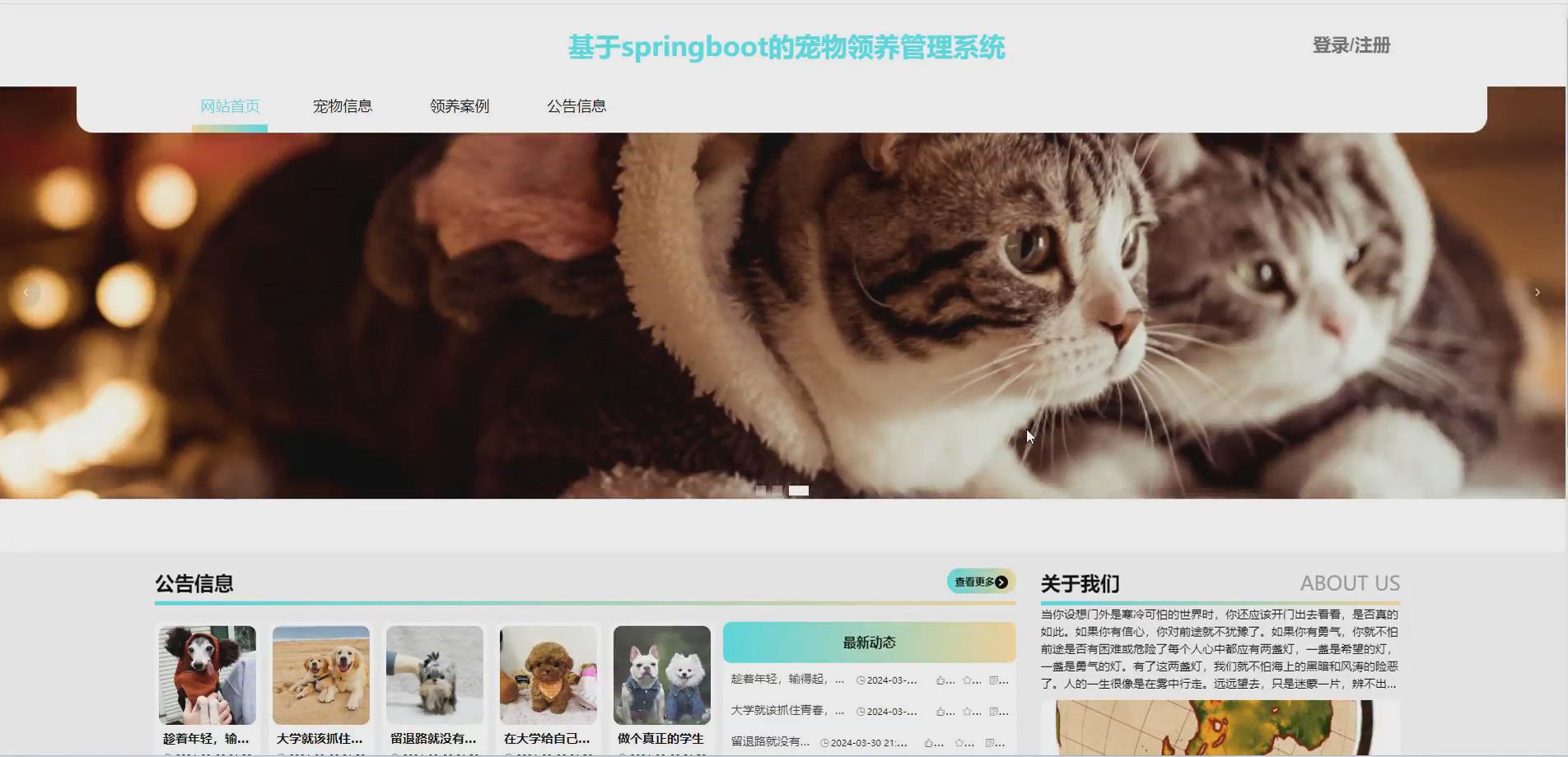 基于vue的宠物领养管理系统_2bzp1cve_springboot php python nodejs-CSDN博客