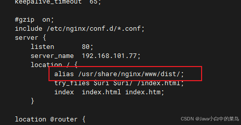 directory index of “/usr/share/nginx/www/dist“ is forbidden,-CSDN博客