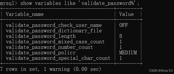 MySQL密码策略管理插件validate_password_mysql如何validate-CSDN博客