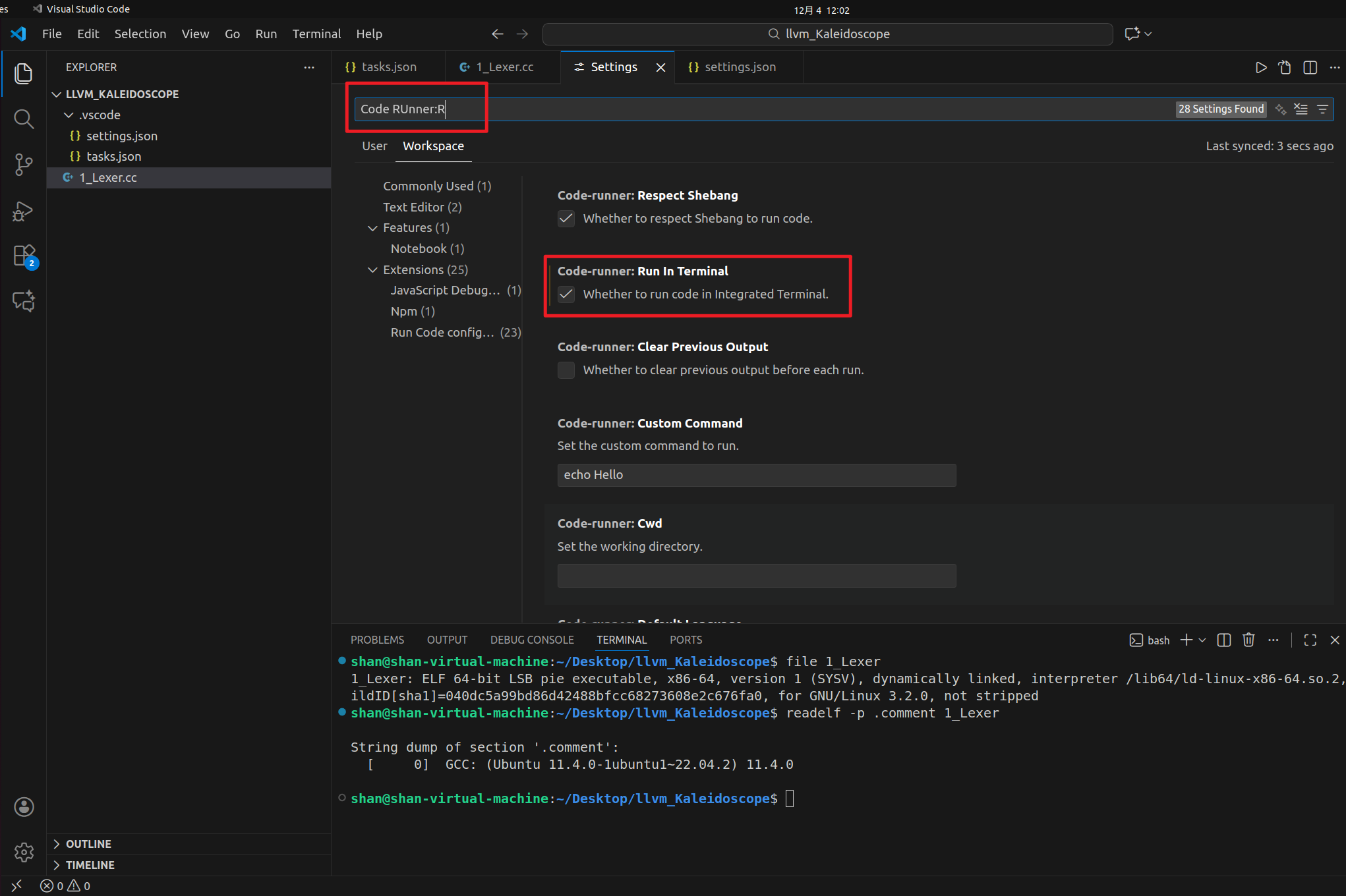 ubuntu安装vscode（运行llvm clang）_vscode ubuntu clang环境-CSDN博客