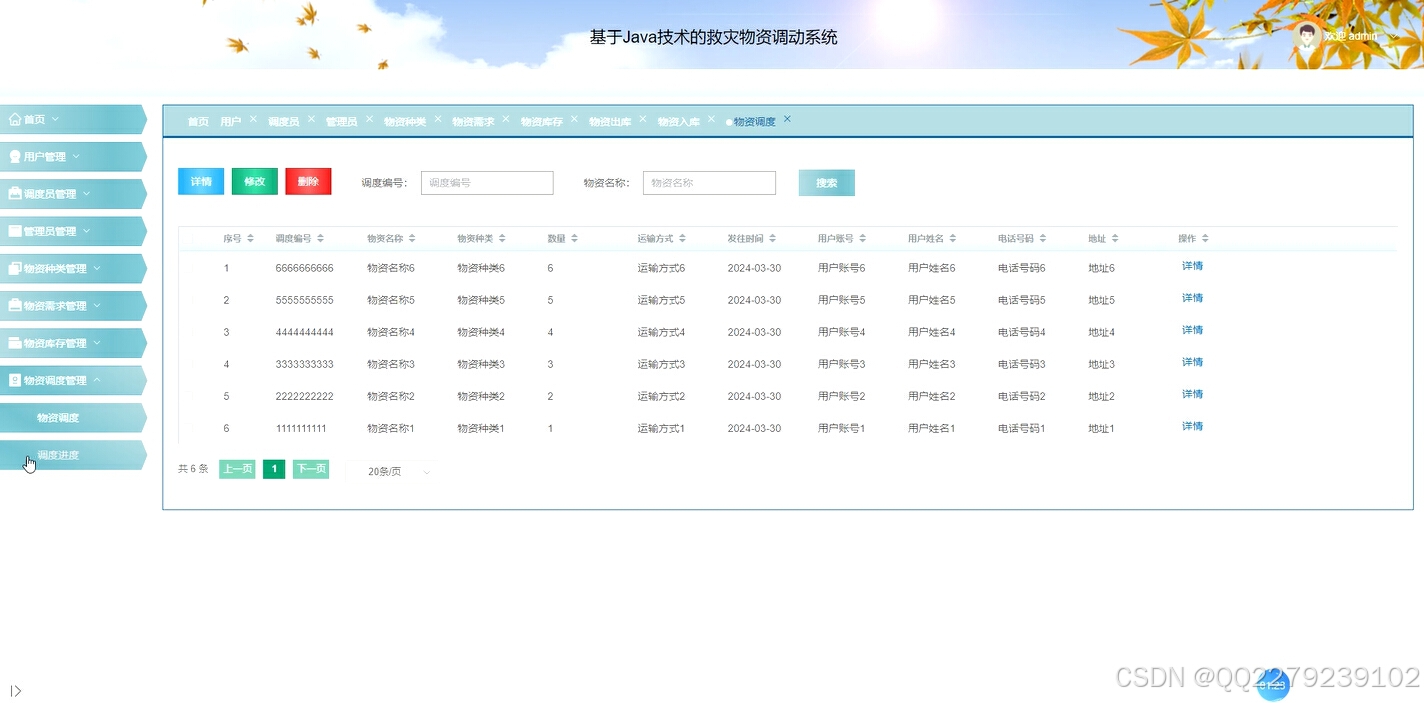 246基于java ssm springboot救灾物资调动系统物资需求物资库存（源码+文档+运行视频+讲解视频）-CSDN博客