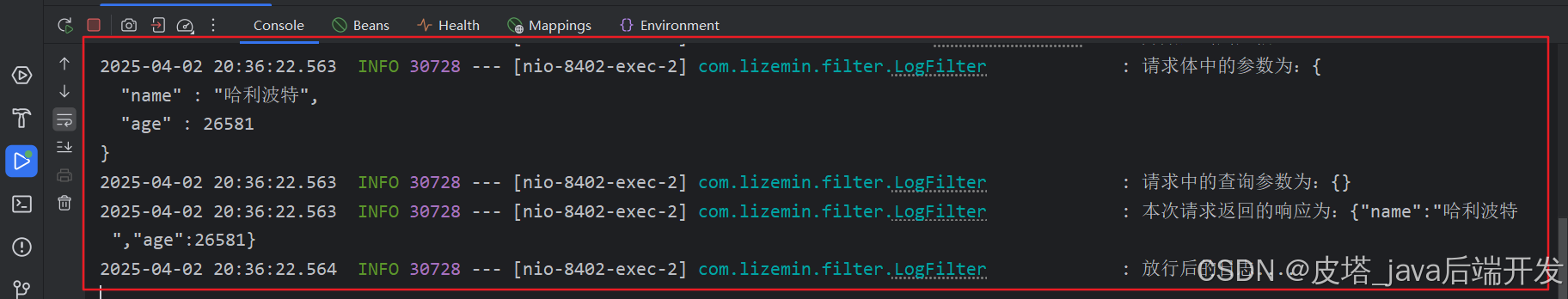 一文带你掌握java web中的filter_java过滤器filter返回报文打印-CSDN博客