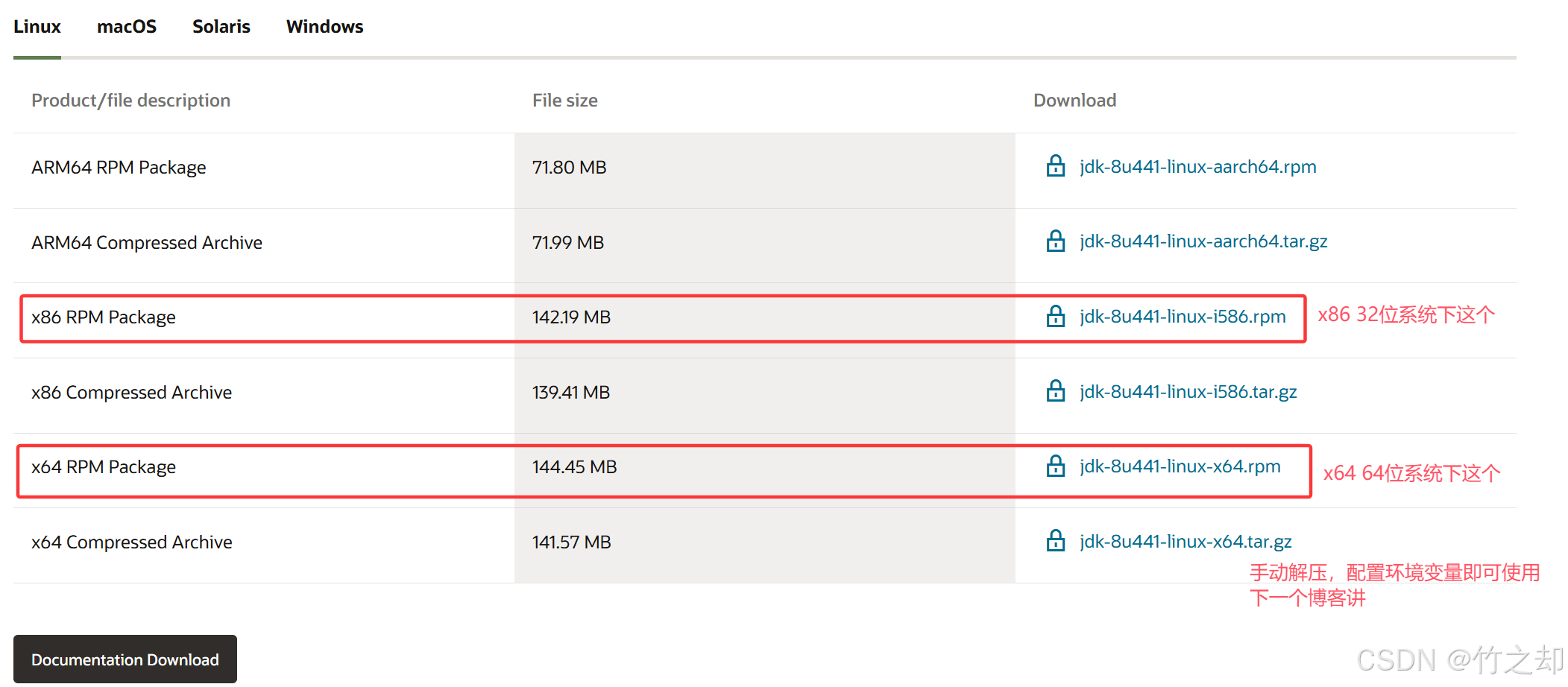 jdk-8u441-linux-x64.rpm 以 rpm 方式安装 jdk8 保姆级详细教程（2025版）_jdk8 rpm-CSDN博客