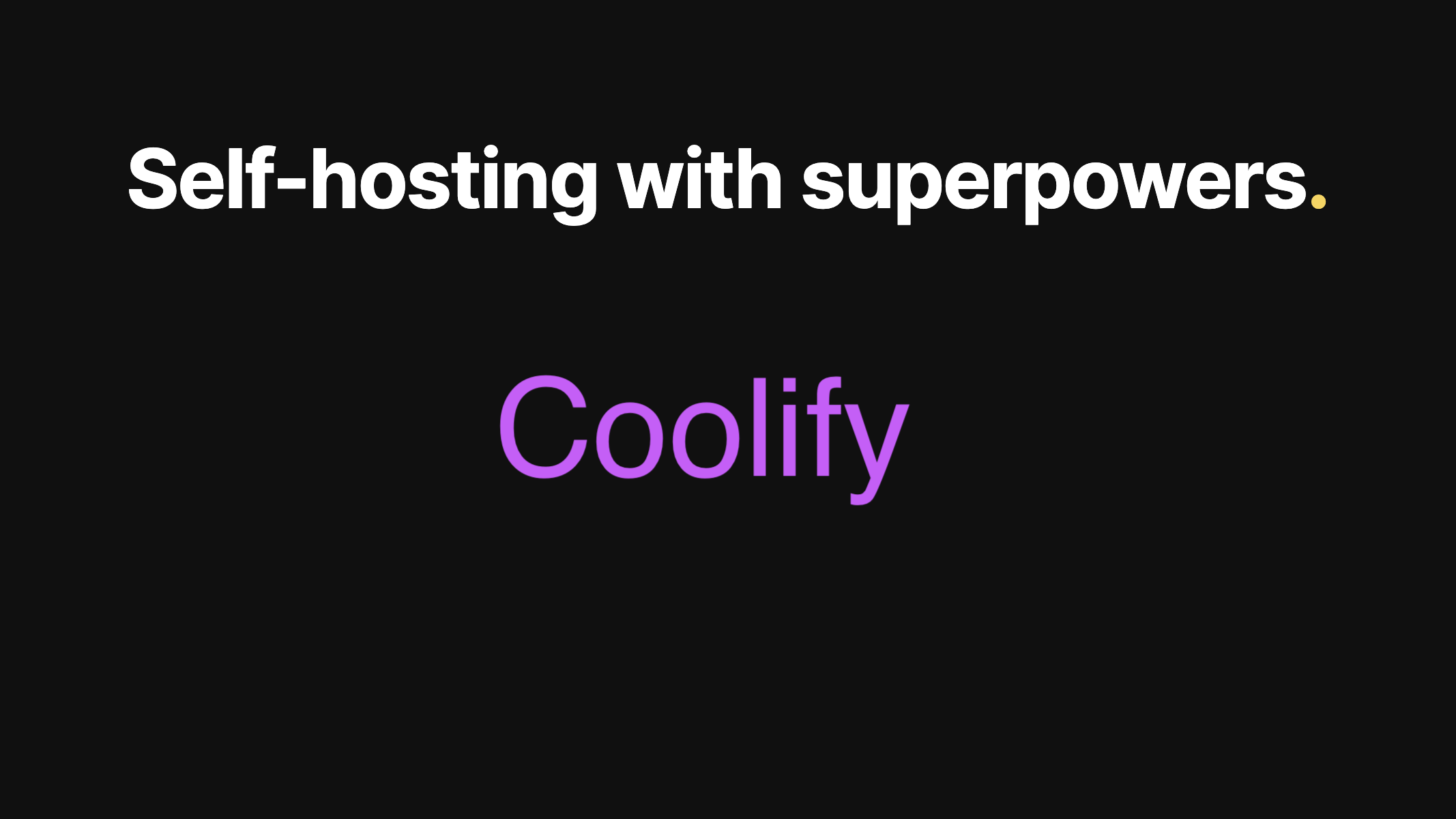 自托管平台服务（coolify）-CSDN博客