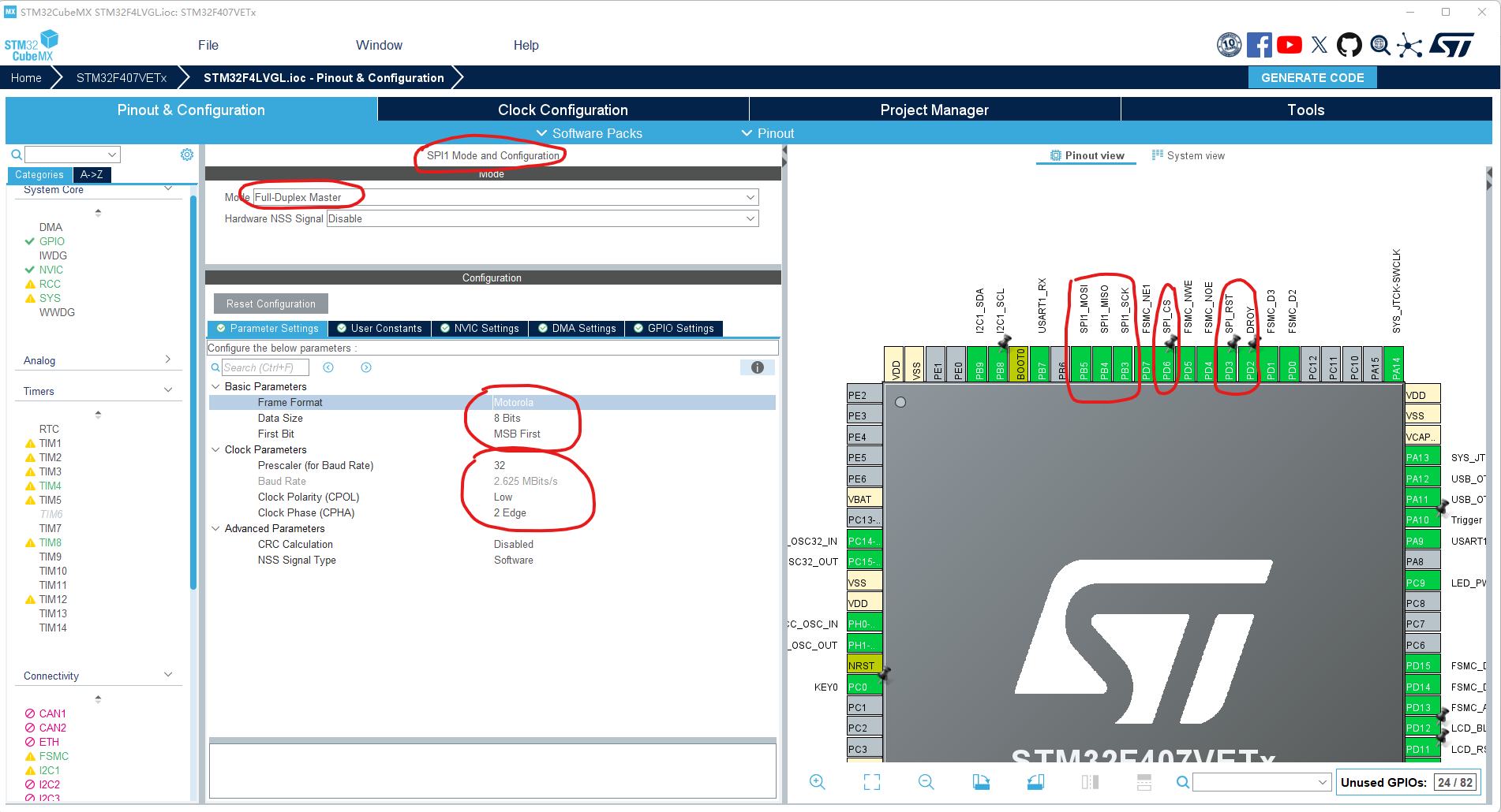STM32F4-ADS1256_STM32CubeMX笔记_stm32 ads1256-CSDN博客