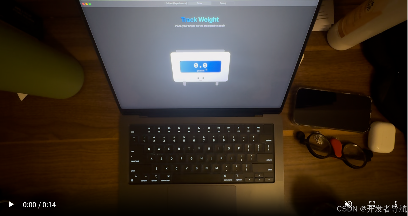 利用Mac触控板变身数字秤的创意工具：TrackWeight-CSDN博客