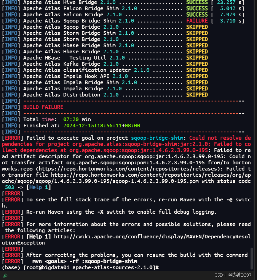 Atlas之源码编译遇到的问题_atlas-dashboardv2: failed to run task: 'npm instal-CSDN博客