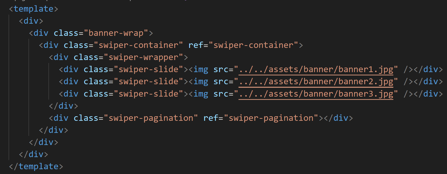 VUE——Swiper滑动特效插件【主要就是做轮播图】-CSDN博客