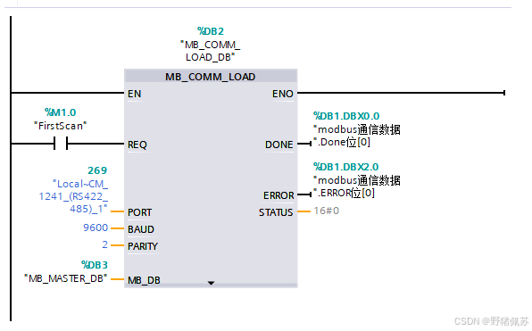 S7-1200 ModbusRTU通讯例程_西门子1200modbusrtu实例-CSDN博客