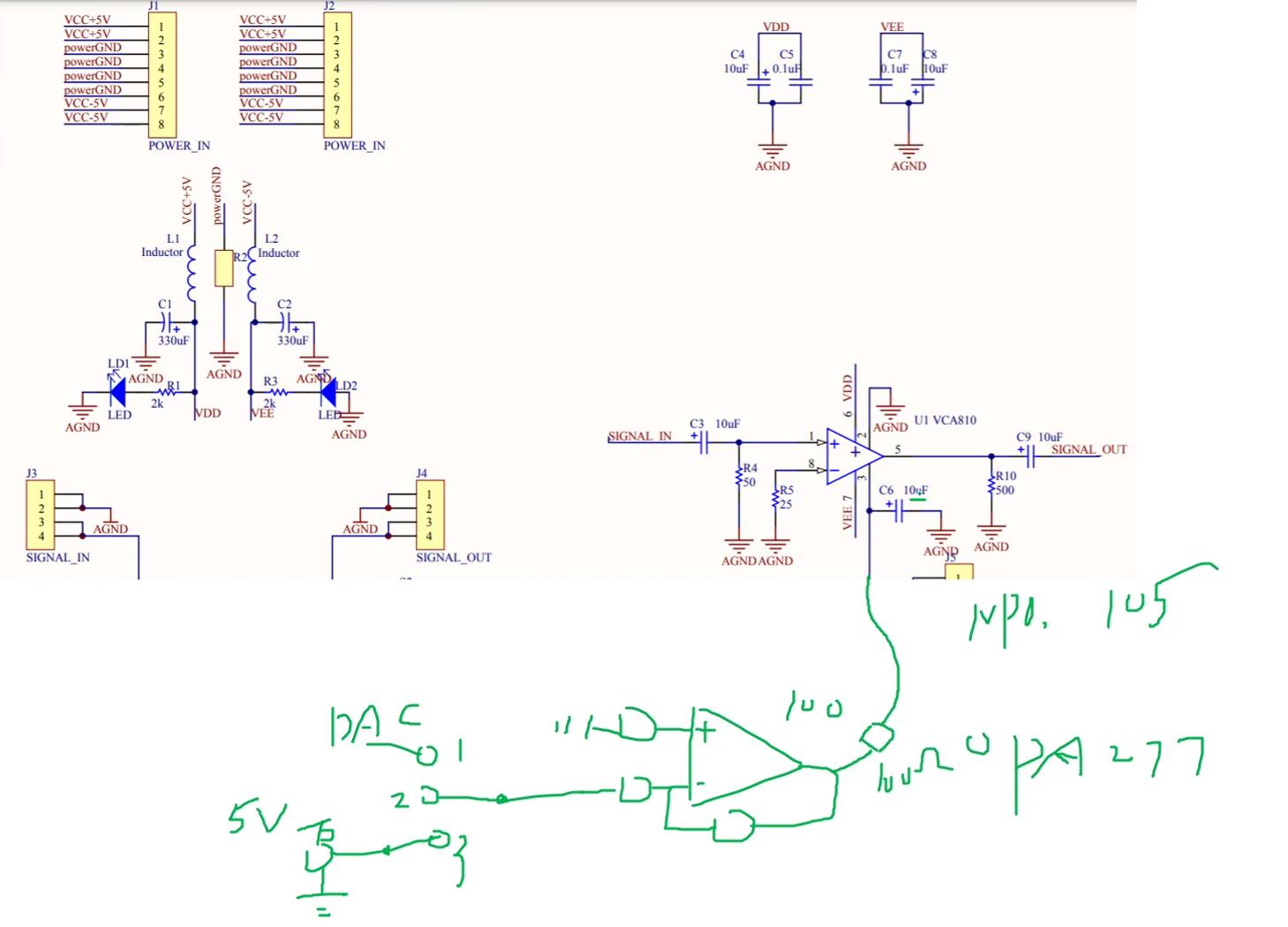 可变增益放大器电路VCA电路 自动增益控制电路AGC电路-CSDN博客