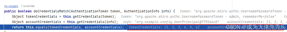 解决SpringBoot整合Shiro报Submitted credentials for token [.UsernamePasswordToken did not match ...