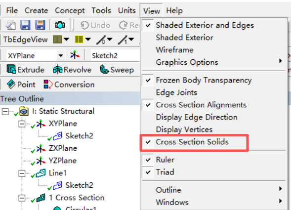 E1-3 ANSYS Workbench 结构线性静力学分析（梁单元）_ansys梁单元分析实例-CSDN博客