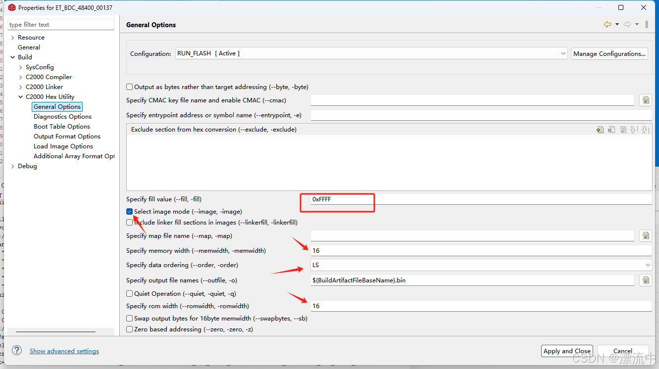 CCS12.6 编译生成BIN文件正确方法_ccs生成bin文件-CSDN博客