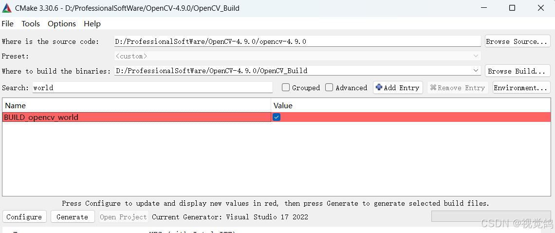 完美解决OpenCV + 扩展模块源码编译问题（Error in Configuration process ,project files maybe invalid！）-CSDN博客
