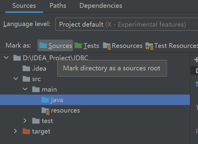 IDEA创建maven项目时，main文件夹下没有java目录_idea新建maven项目src下没有java和resource-CSDN博客