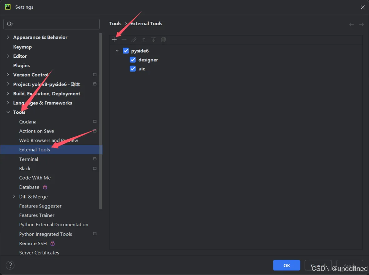 pycharm添加pyside6插件并修改Ui样式_pycharm pyside6-CSDN博客