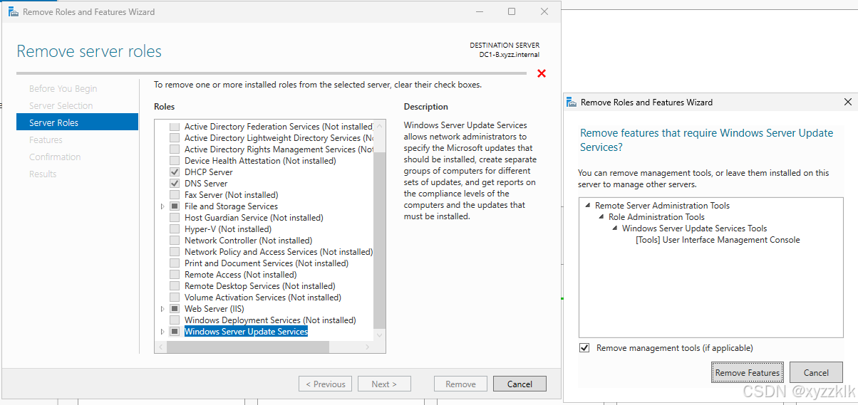 完整卸载WSUS_wsus卸载-CSDN博客