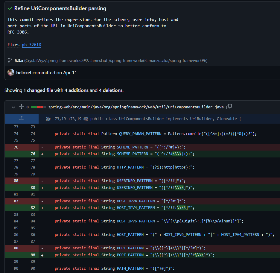 『cve』简析cve 2024 22243 Springframeworkurlparsingwithhostvalidation及其绕过 Cve 2024 22259 Csdn博客