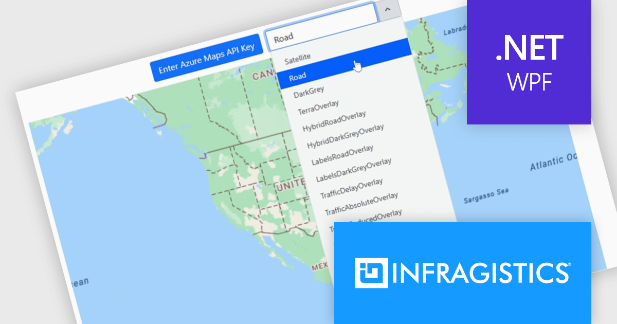 Infragistics Ultimate UI for WPF将Azure地图层添加到地理地图_infragisticswpf4需要 ...