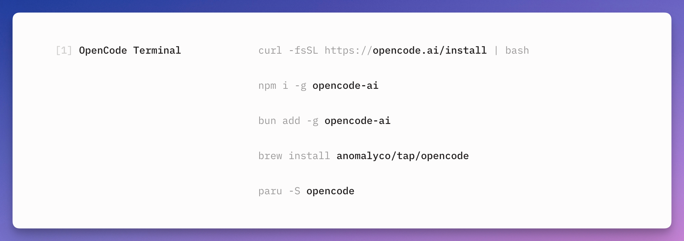 GitHub 64k Star 神器！OpenCode 5 分钟上手指南：开源免费，Claude Code 平替！_open code github-CSDN博客