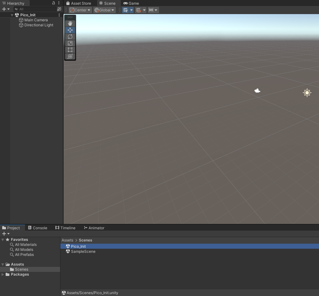 Pico项目配置基础教程（一）：基础相机设置、前后移动、转向以及打包导出APK设置_unity pico工程-CSDN博客