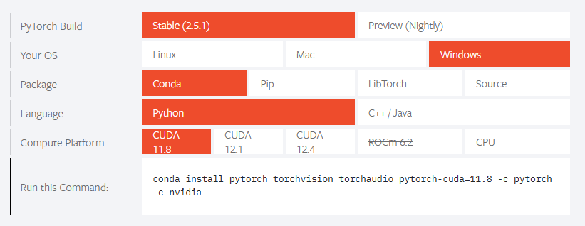 搭建pytorch深度学习环境（windows版本）_windows安装nvidia pytorch-CSDN博客
