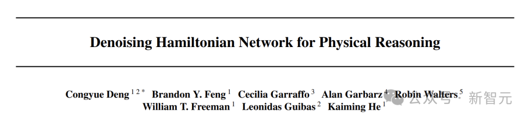何恺明团队提出全新DHN「去噪哈密顿网络」-CSDN博客