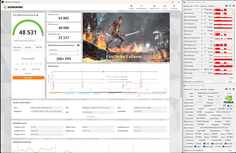 性价比甚至更强！七彩虹iGame RTX 5090 D v2 Vulcan OC 24GB首发评测：领先5080 50%-CSDN博客